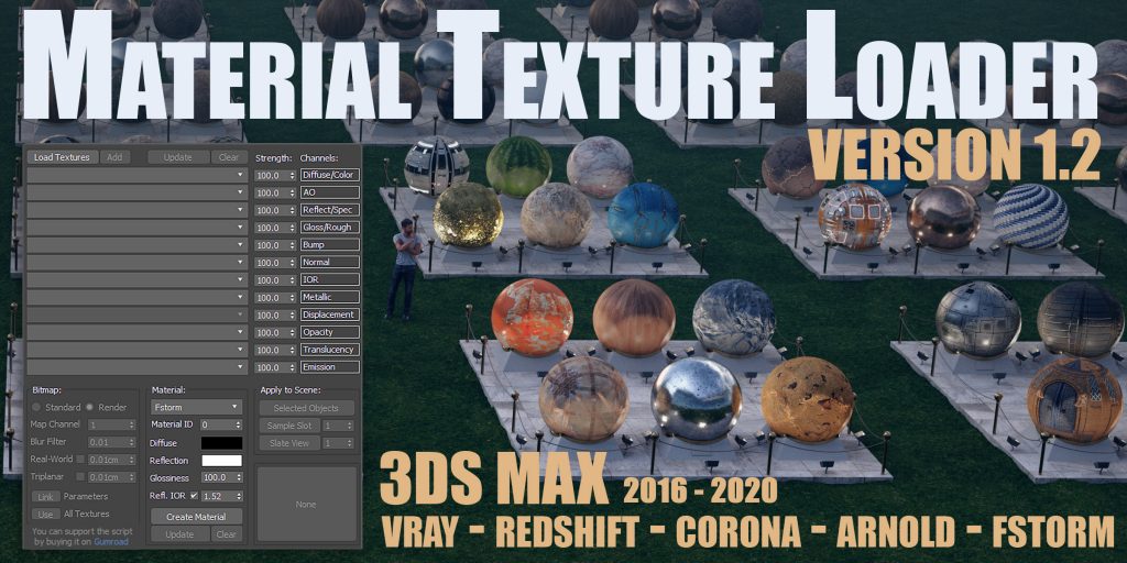 اسکریپت Material Texture Loader v1.1 for 3Ds Max | BIM Learn