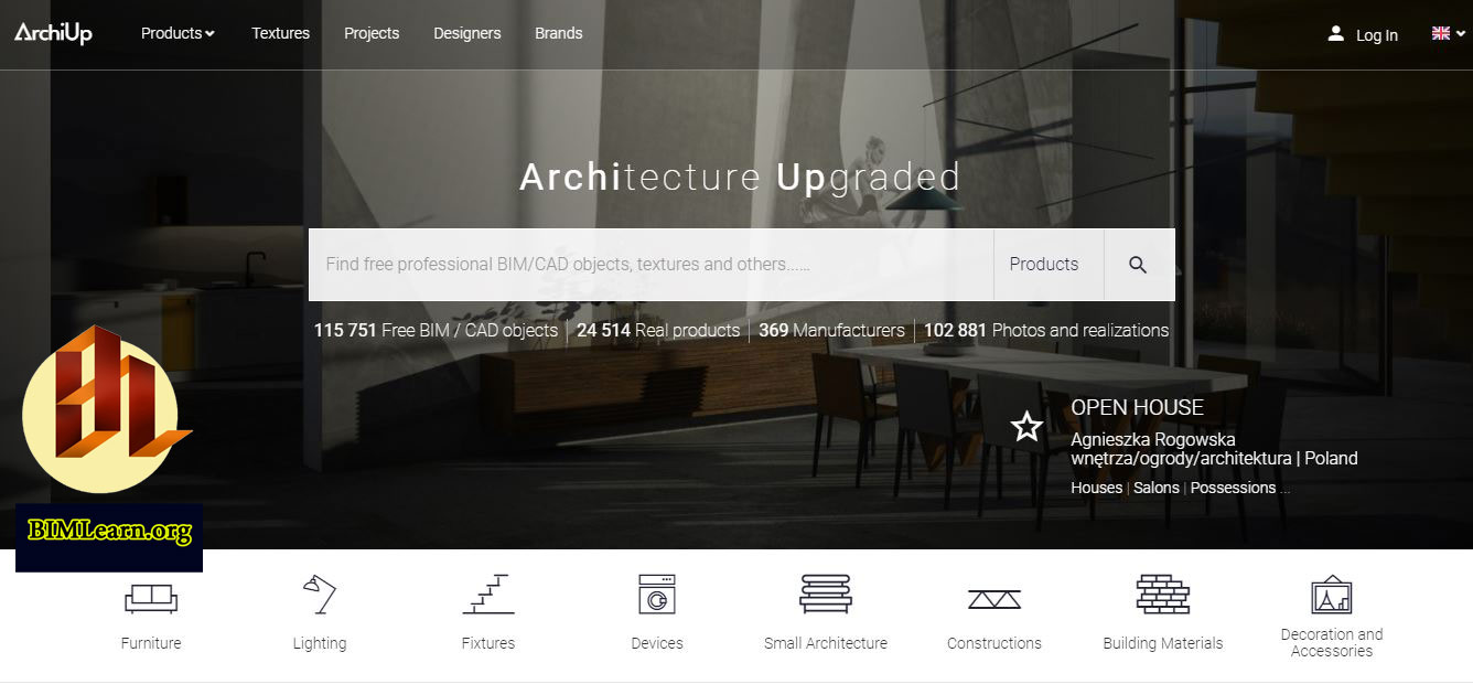 10 وبسایت مهم و کاربردی برای دانلود آبجکت و فمیلی Revit | آبجکت رایگان رویت |BIM Learn