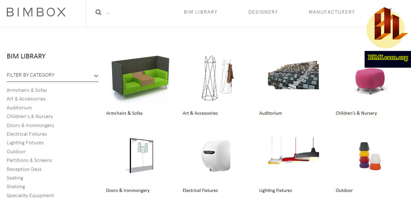 10 وبسایت مهم و کاربردی برای دانلود آبجکت و فمیلی Revit | آبجکت رایگان رویت |BIM Learn