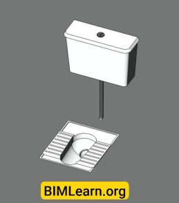 دانلود رایگان آبجکت های توالت ایرانی برای رویت | فمیلی های دستشویی برای رویت | BIM Learn