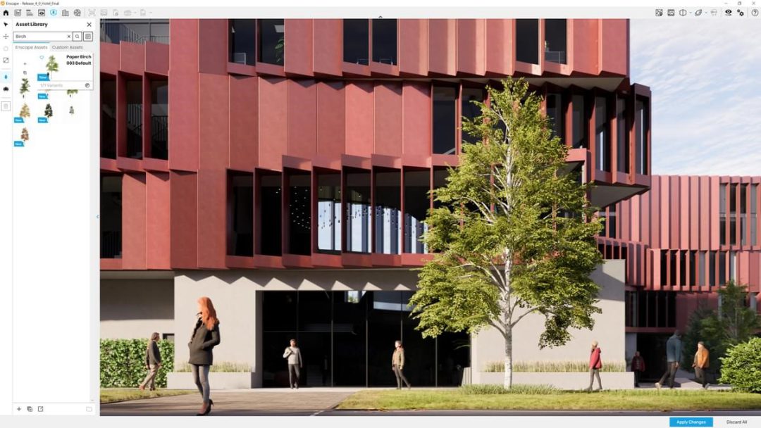 ویژگی های جدید Enscape 4 + فیلم بررسی کامل اینسکیپ | BIM Learn